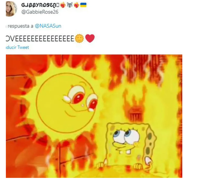 La imagen del sol sonriendo que se volvió viral en redes sociales
