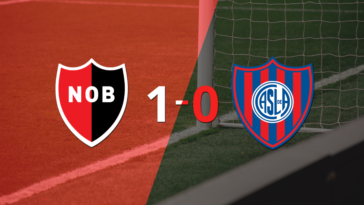 Con un solo tanto, Newell`s derrotó a San Lorenzo en el Coloso del Parque