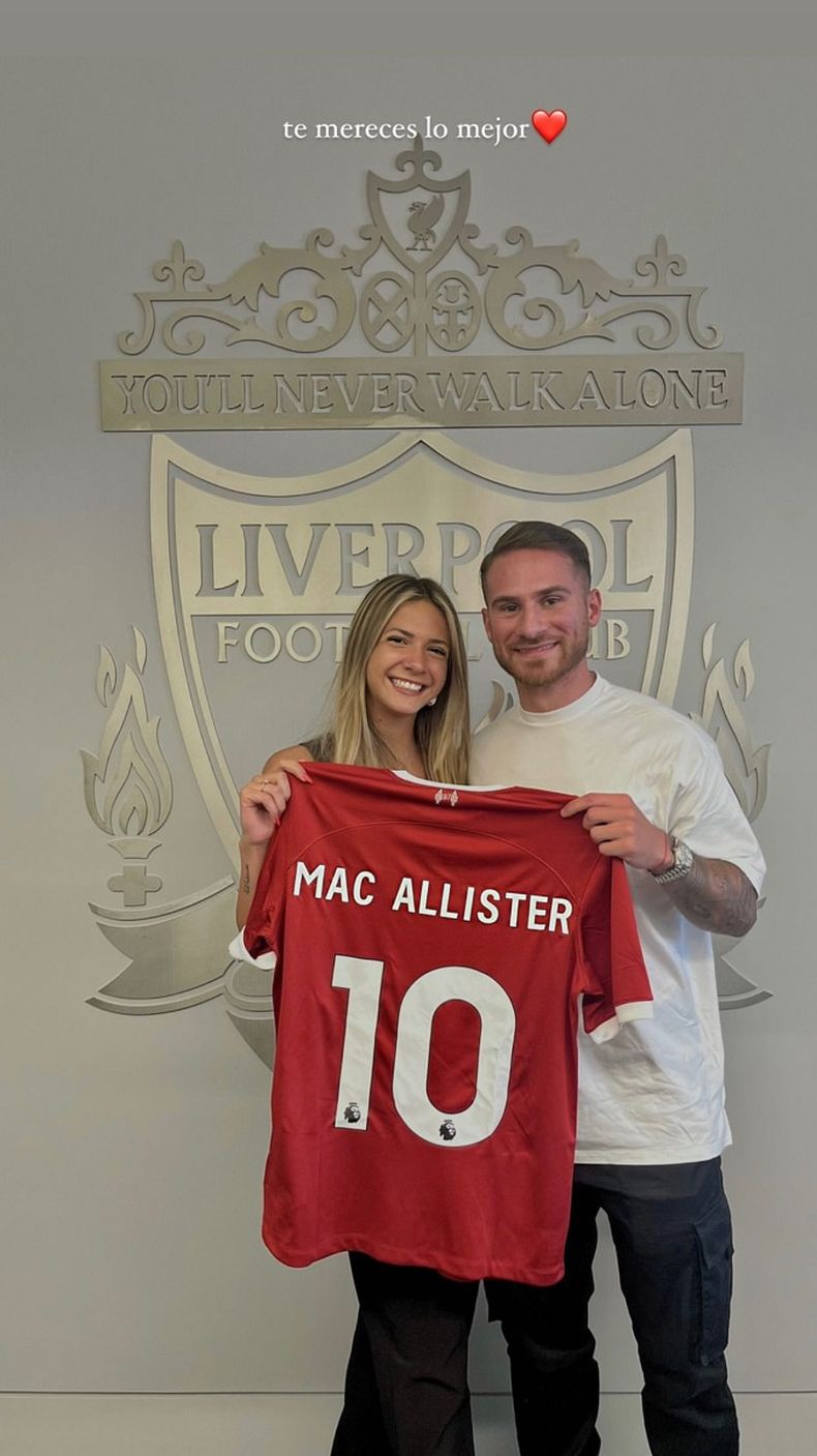 Alexis Mac Allister fue presentado en Liverpool: el romántico mensaje ...