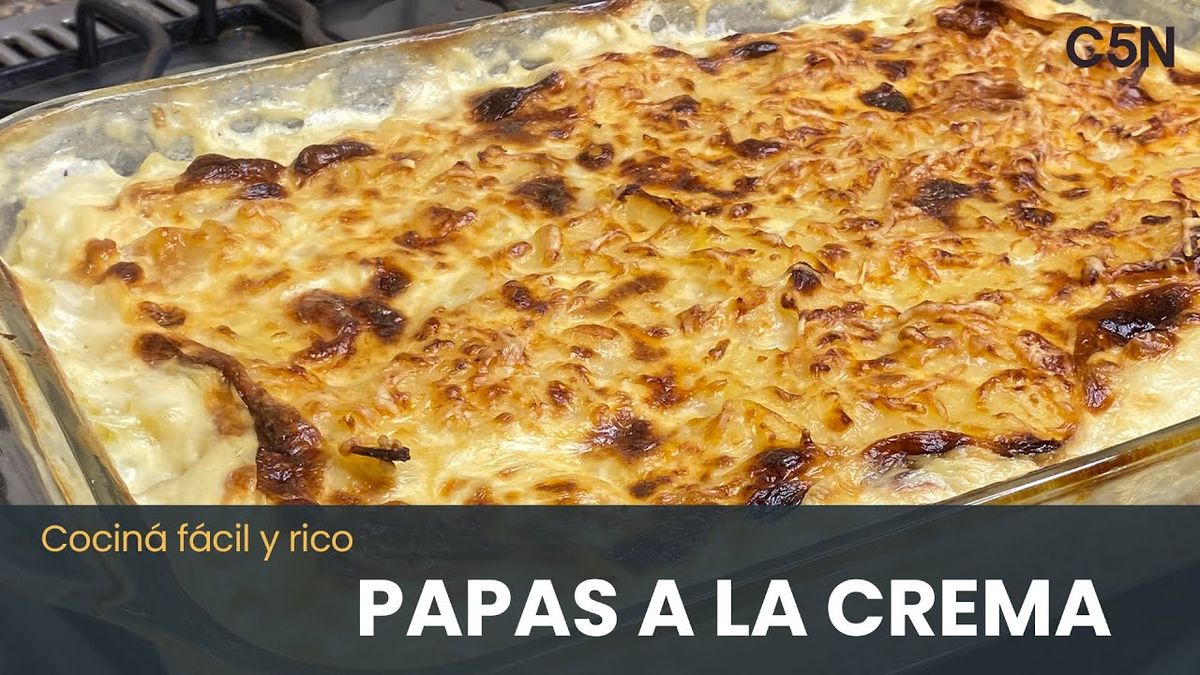 Receta de papas a la crema
