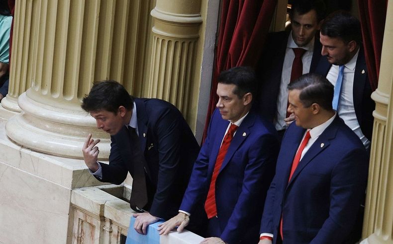 Así fue el momento de la amenaza de Santiago Caputo a Facundo Manes