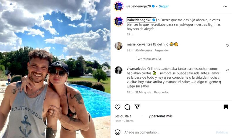 El sorpresivo reencuentro de Isabel de Gran Hermano con su hijo ...