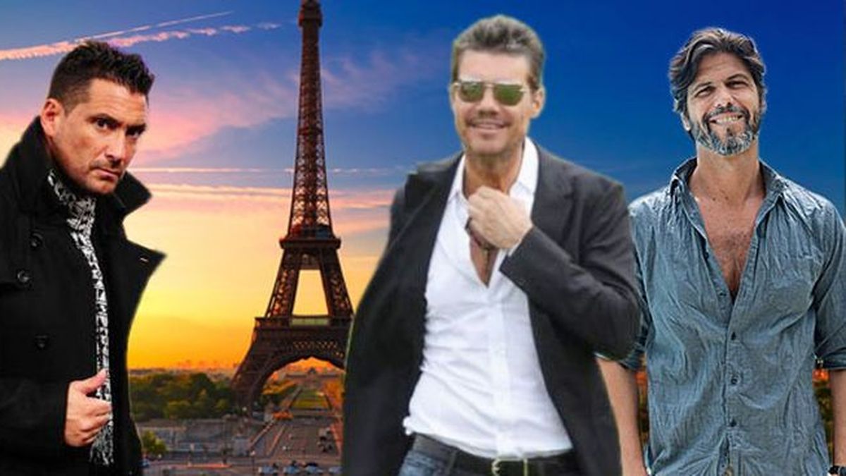 Tinelli ya está en París para festejar su cumpleaños con amigos y fútbol
