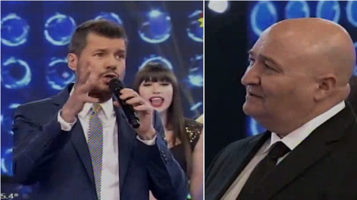 Divertido monólogo de Marcelo Tinelli ante Larry de Clay por el triunfo ...