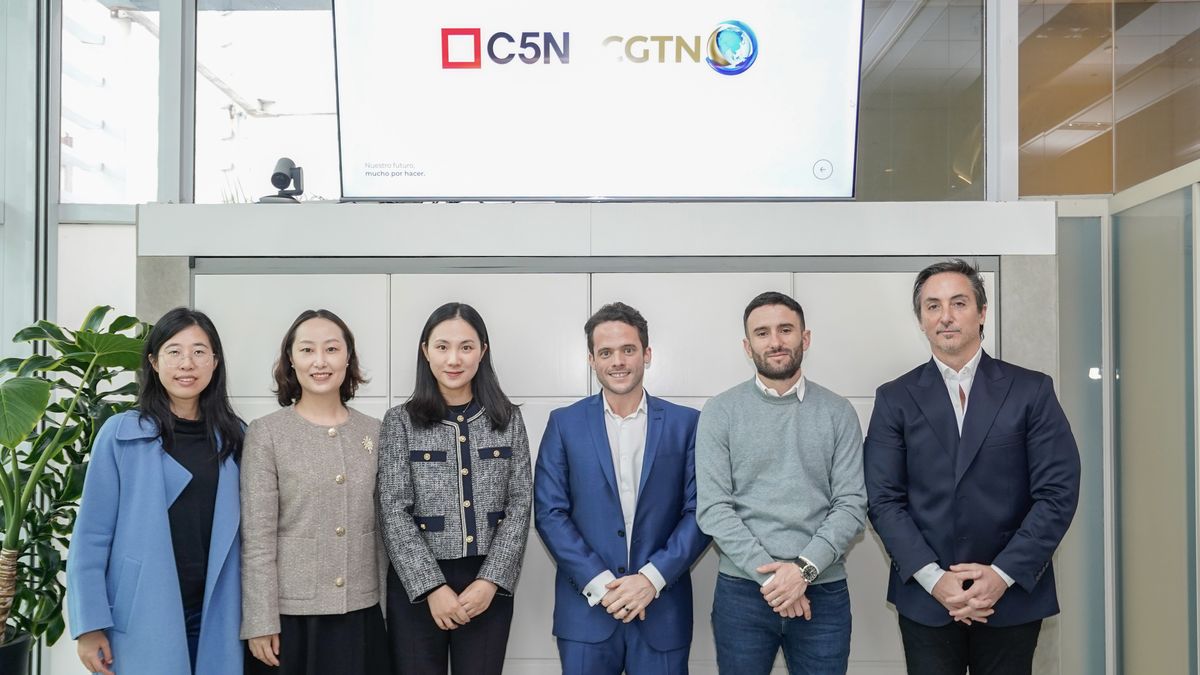 Visita internacional: C5N recibió a representantes de CGTN y CGTN Español