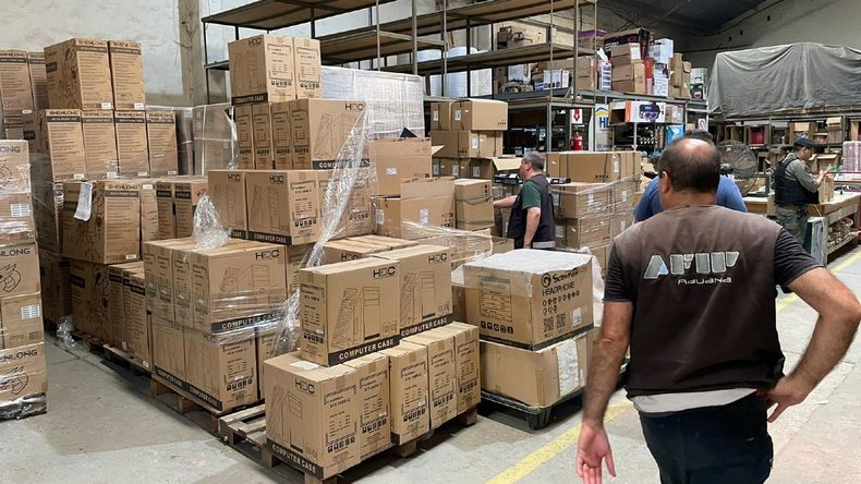 La Aduana impidió el contrabando de artículos electrónicos por más de $10 millones