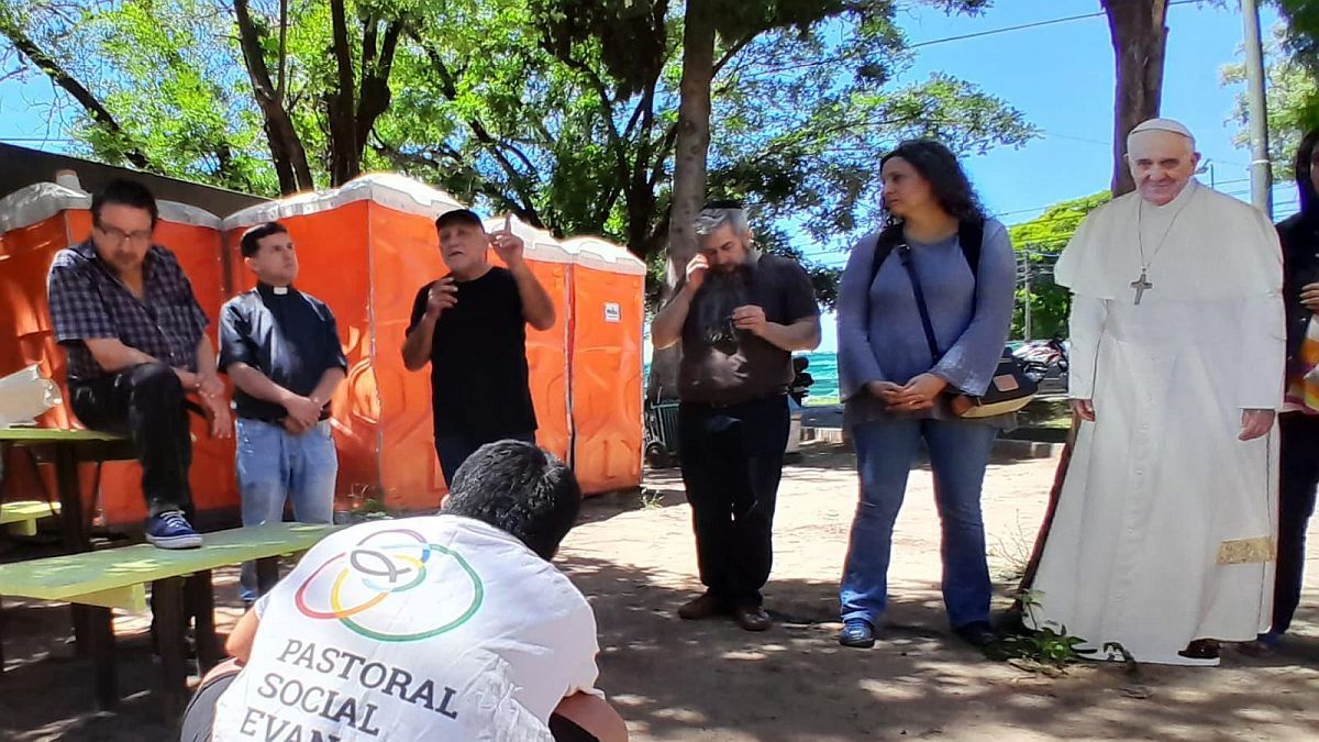 Un rezo ecuménico por la paz en la villa La Cava