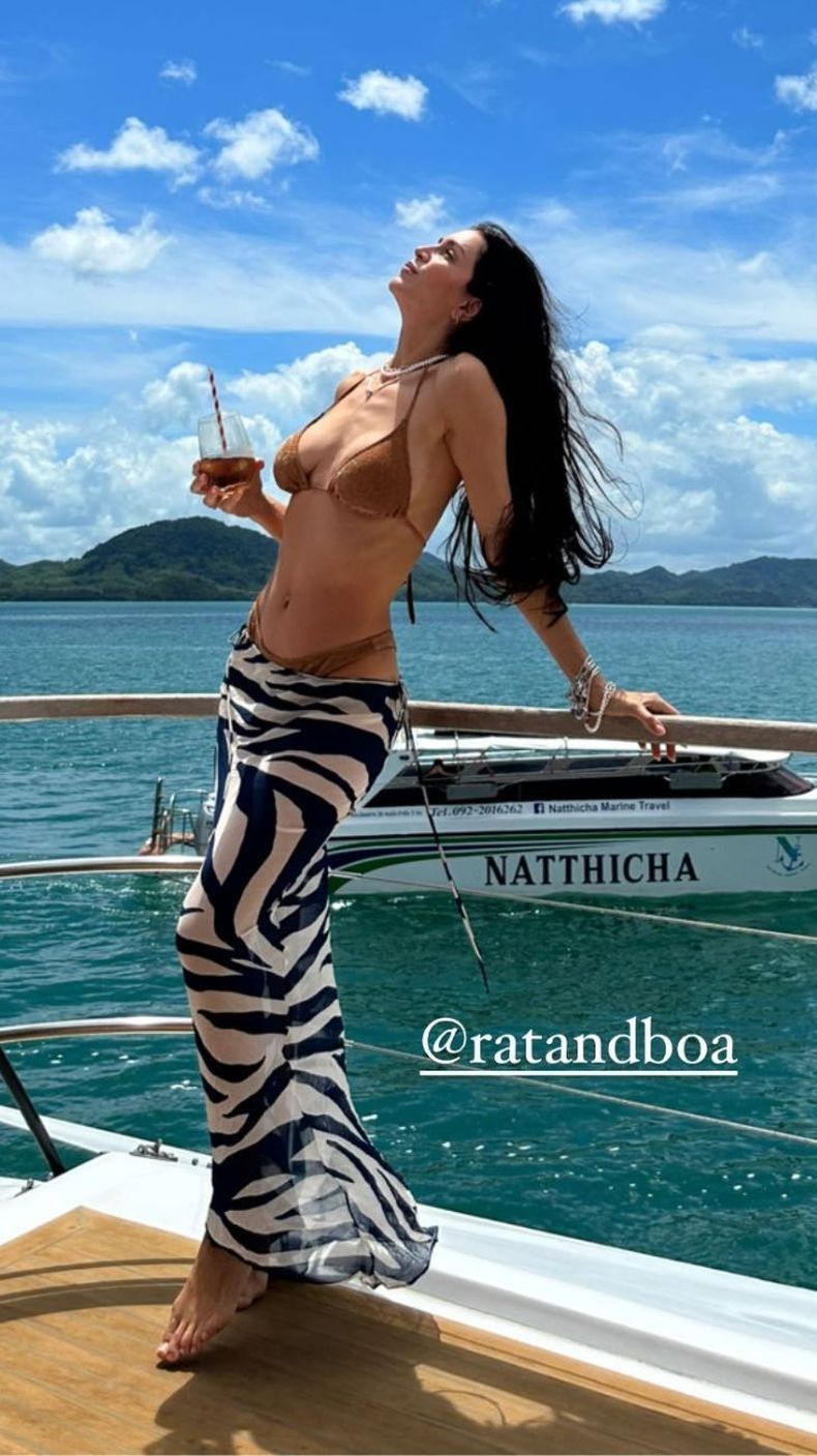 Zaira Nara volvió a marcar tendencia con una microbikini beige que es ideal para la temporada de ...