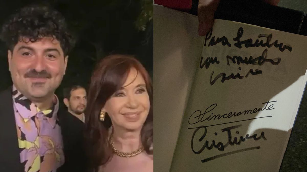 Video: Cristina Kirchner le firmó su libro a Lautaro Maislin con un ...