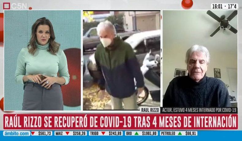 Raúl Rizzo: Estuve al borde de lo peor durante un mes y medio