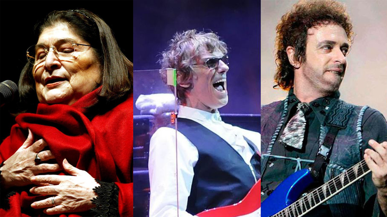 Las voces de Mercedes Sosa, Cerati y Spinetta estuvieron presentes en ...