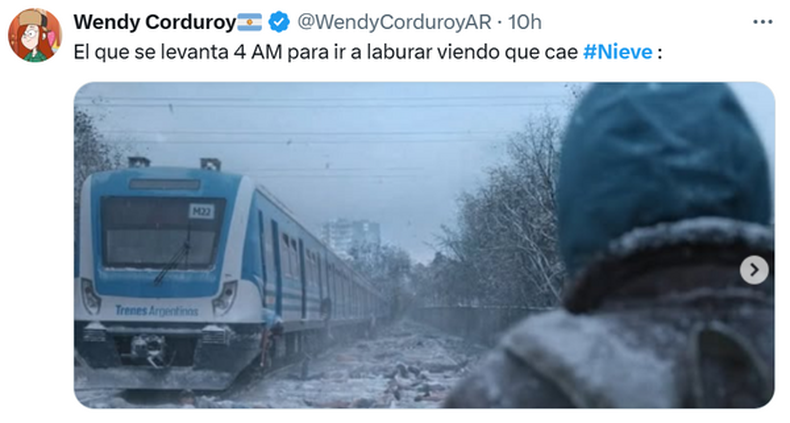 Ola polar y nieve en el AMBA: los mejores memes de la nevada en Buenos ...