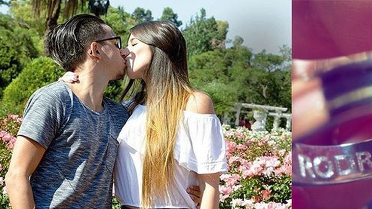 Rodrigo Noya y su novia Sofía Sorrenti se comprometieron
