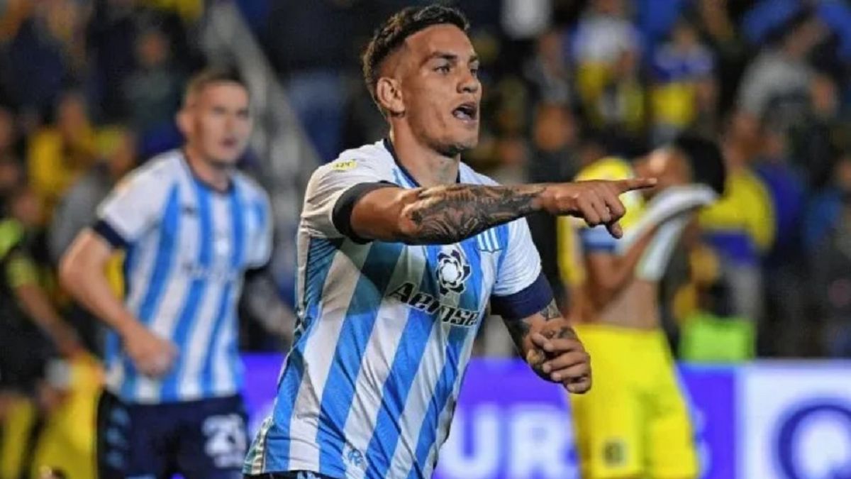 Video: Copetti metió un golazo para Racing y se lo dedicó a los hinchas