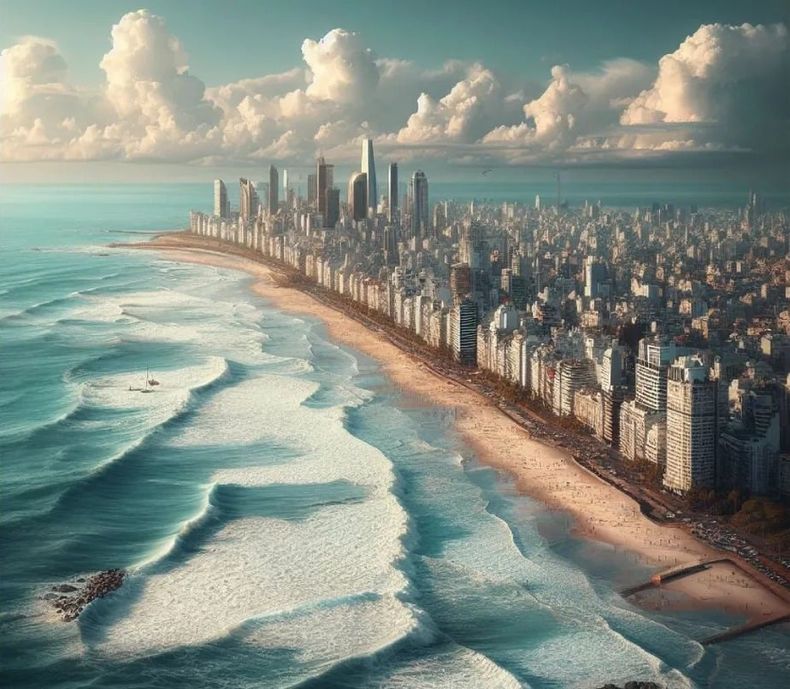 Cómo se vería Mar del Plata dentro de 100 años según la inteligencia ...