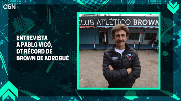 Pablo Vicó y su récord argentino: lleva más de 15 años como DT de Brown ...