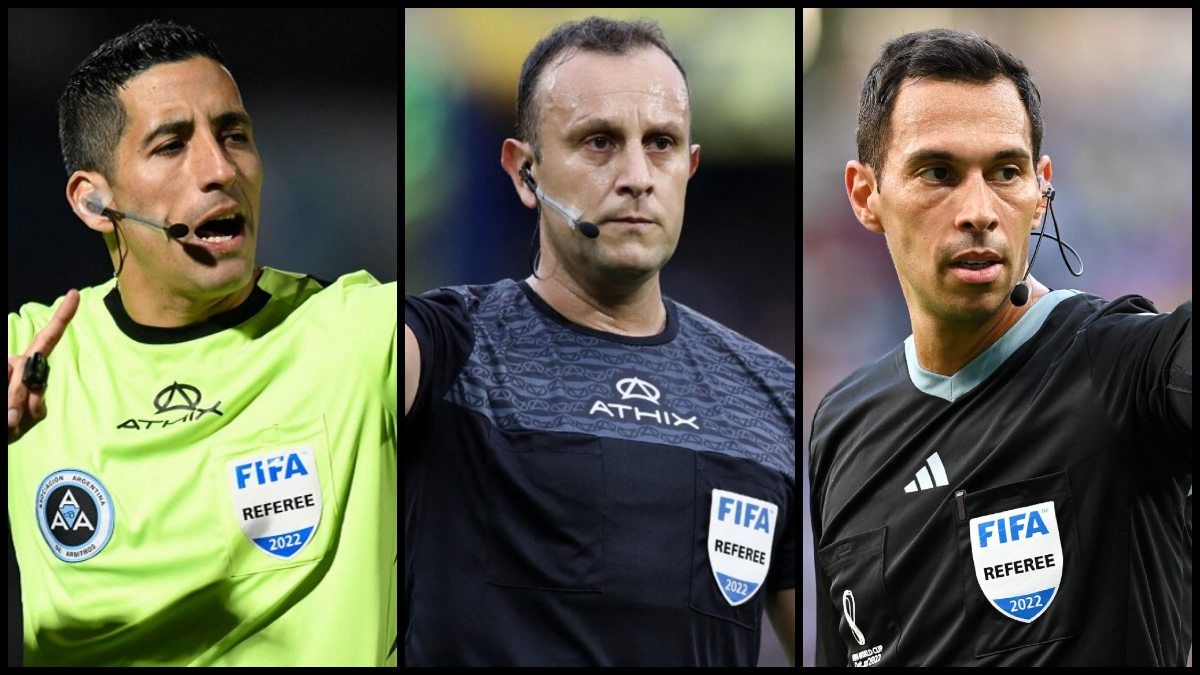 Los tres candidatos a dirigir el Superclásico: Yael Falcón Pérez, Darío Herrera y Facundo Tello