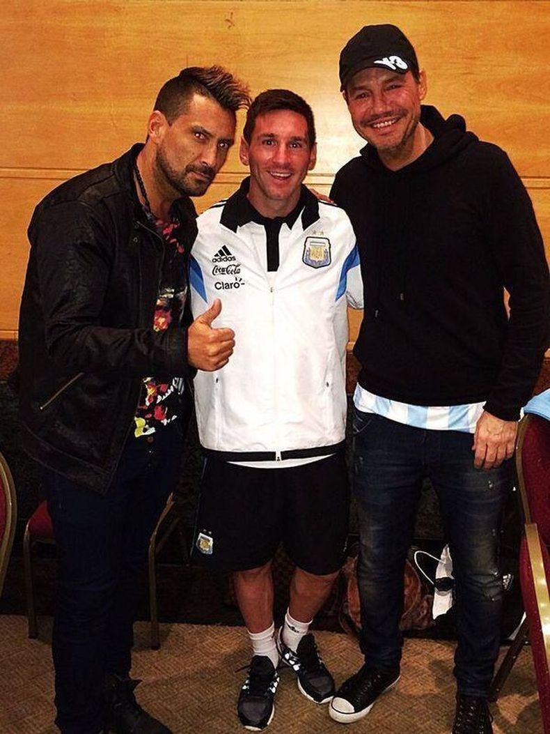 El encuentro de Marcelo Tinelli con Lionel Messi en Brasil