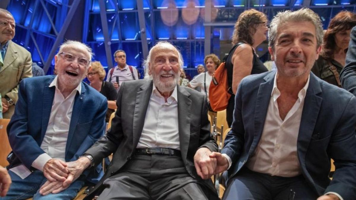 El emotivo reencuentro entre Héctor Alterio y Pepe Soriano