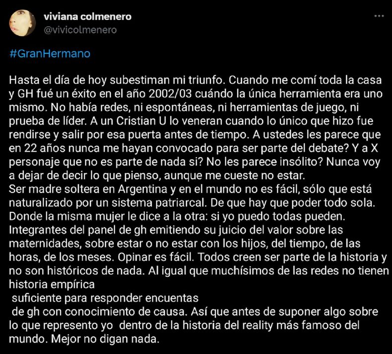 Un ex-Gran Hermano estalló por no estar en los debates y destrozó a ...