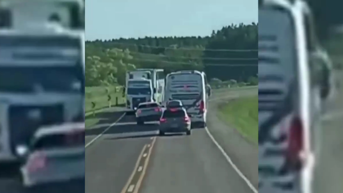 Video: conductor imprudente realizó una maniobra al filo de la tragedia ...