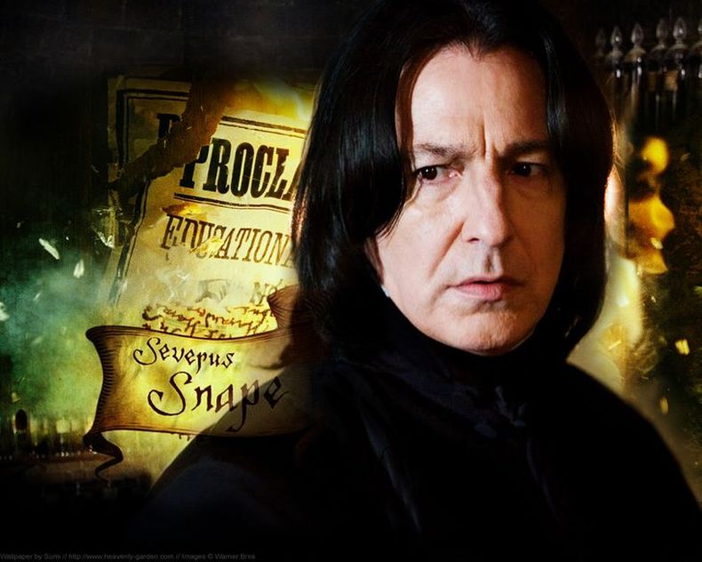 Murió Alan Rickman, conocido como el profesor Severus Snape de Harry Potter