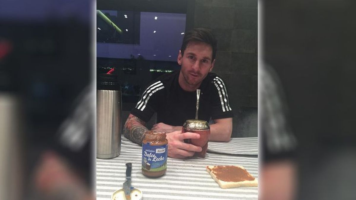 Más argentino que nunca: Leo Messi, a puro mate y dulce de leche en ...