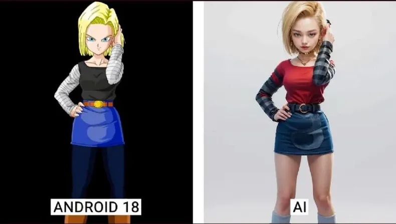 Cómo lucirían los androides de Dragon Ball en la vida real según la ...