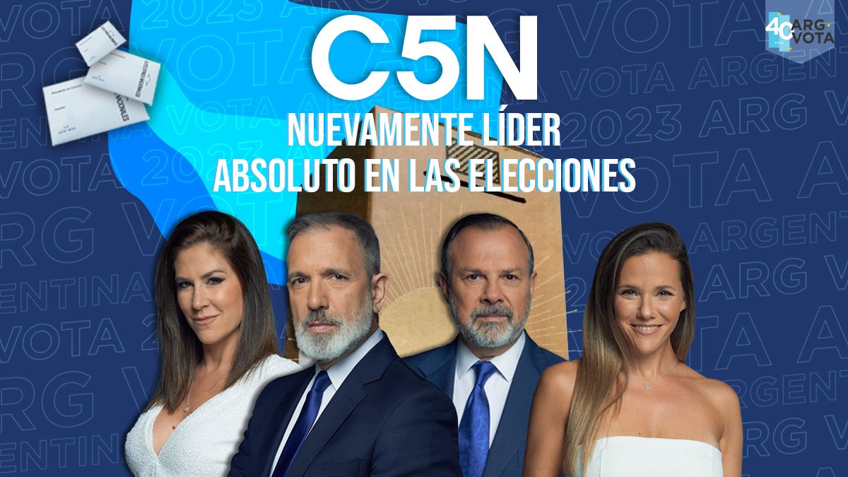 C5N, nuevamente líder absoluto en las elecciones
