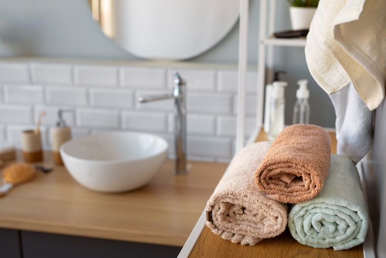 Por qué hay que lavar la toalla de baño cada dos o tres usos