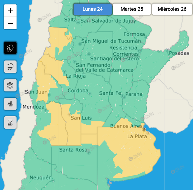 Hay alerta meteorológica roja por calor extremo para ocho provincias y ...