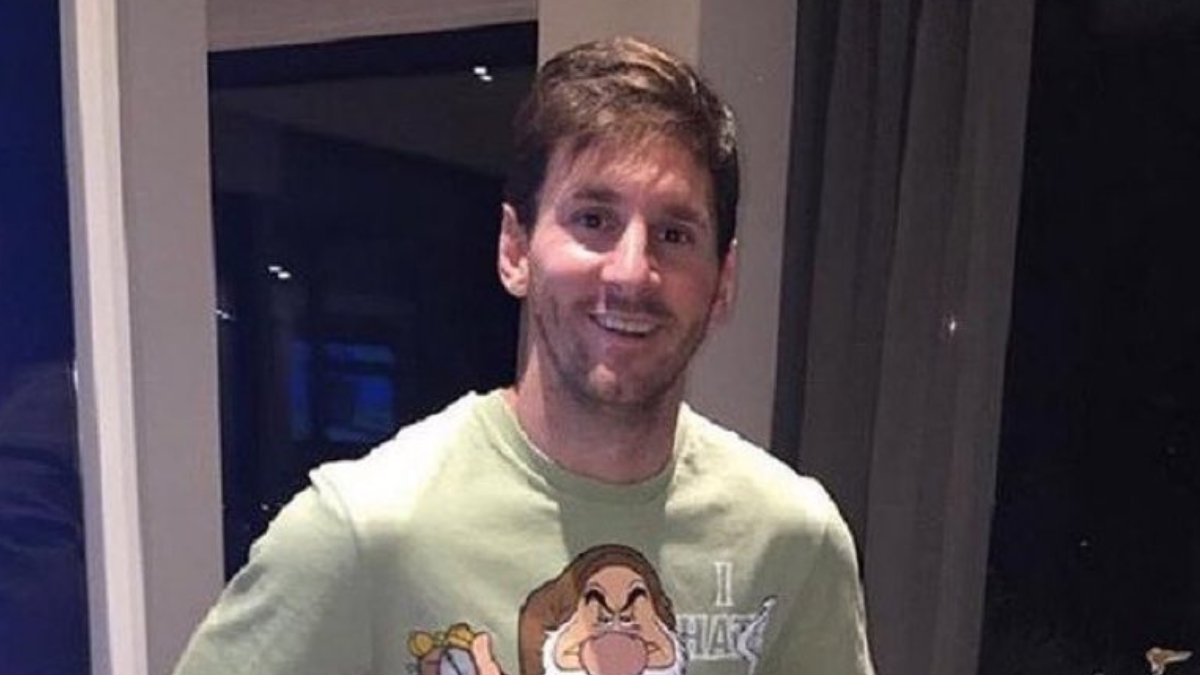 La llamativa foto navideña de Lionel Messi que se hizo viral