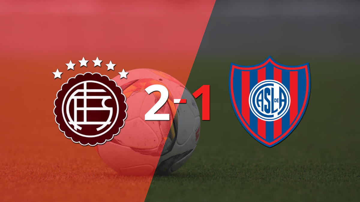 Lanús consiguió una victoria en casa por 2 a 1 ante San Lorenzo