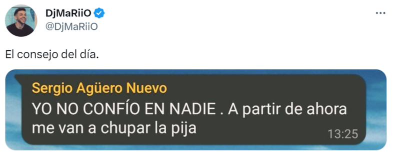 El Kun Agüero no se pudo contener y lanzó un fuerte exabrupto que se ...