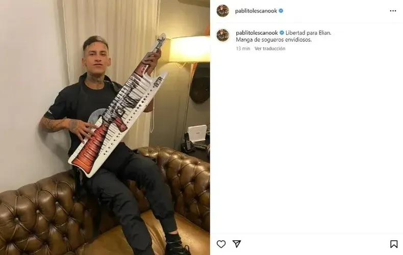 El fuerte respaldo de Pablo Lescano a L-Gante que generó revuelo en ...