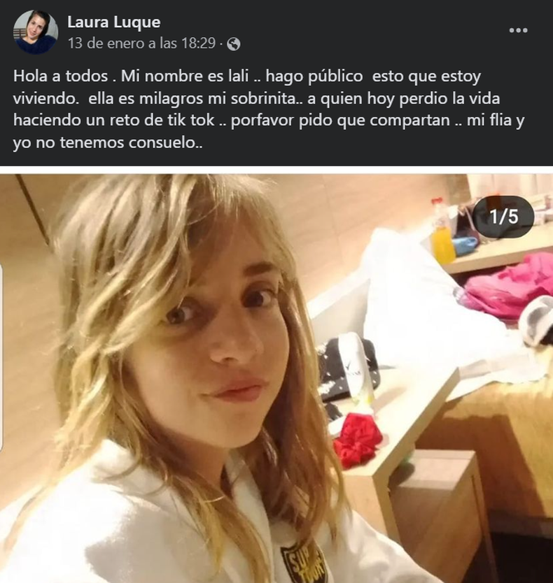 Encontraron muerta a una nena de 12 años e investigan si fue por un reto viral de TikTok