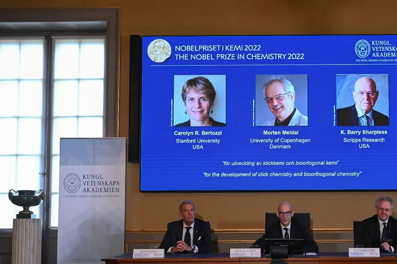 Los creadores de la química del click ganaron el premio Nobel 2022