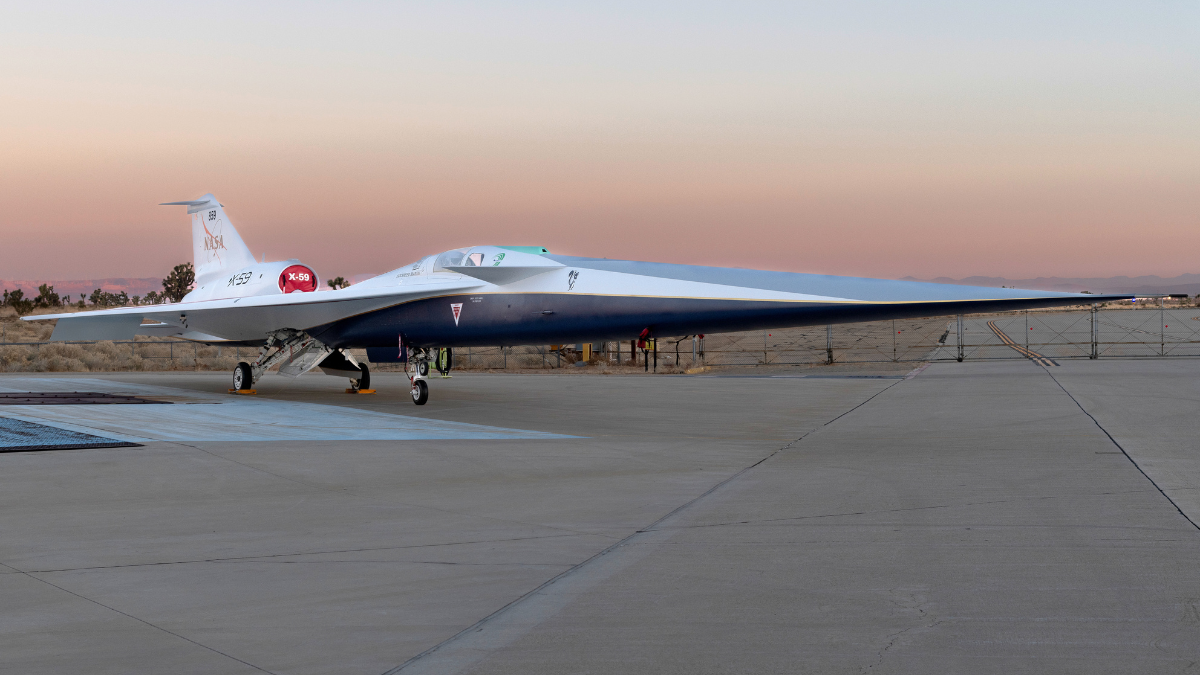 Así es el avión supersónico que tiene la NASA y conecta Londres y Nueva ...
