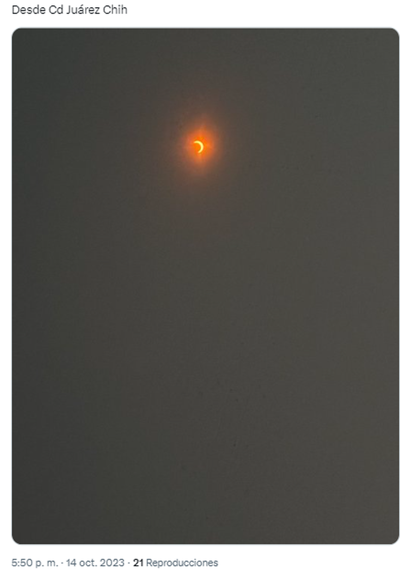 Eclipse solar anular: así se vio el fenómeno astronómico en América