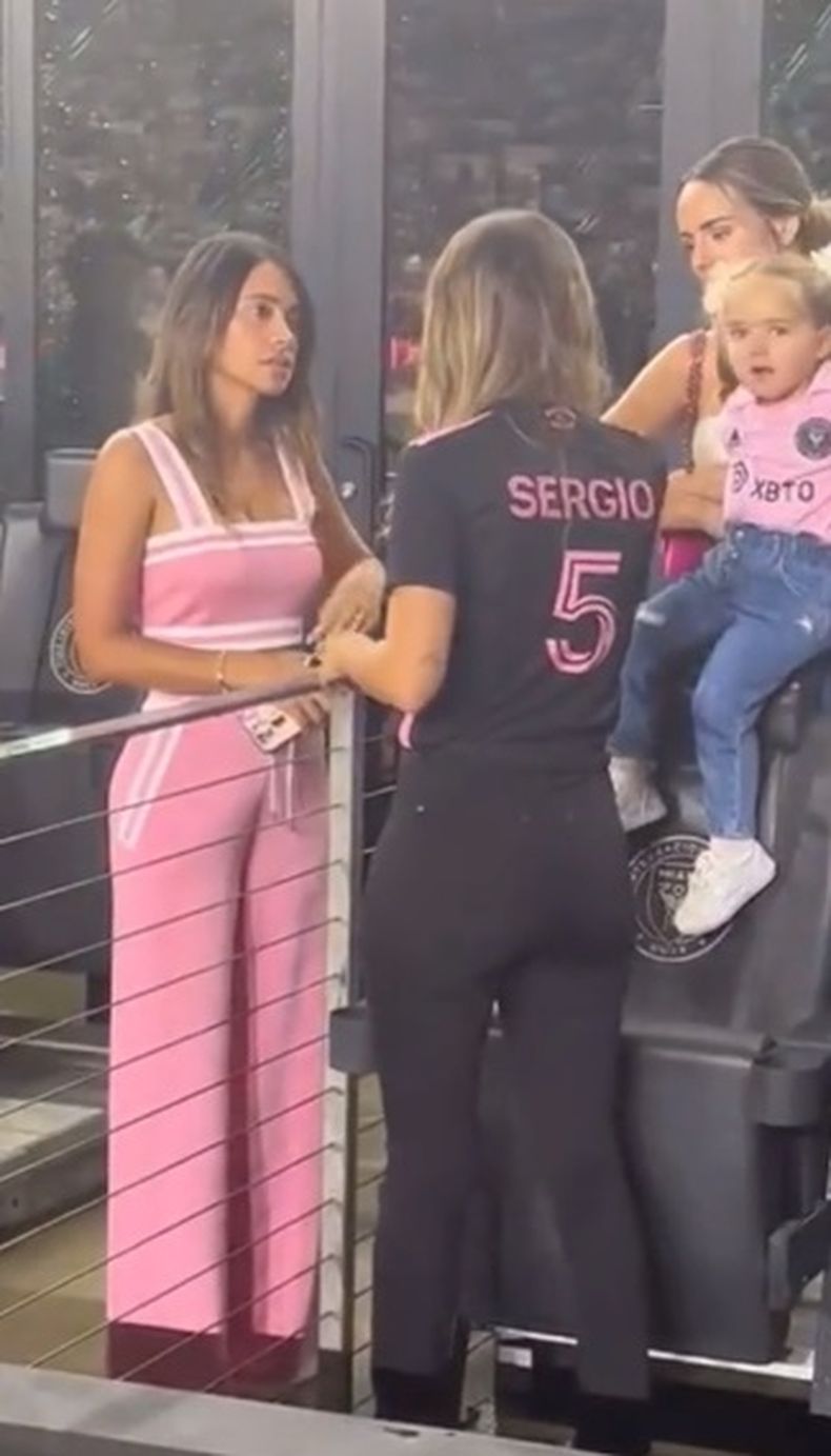 Antonela Roccuzzo causó furor en la final de Inter Miami con un look ...