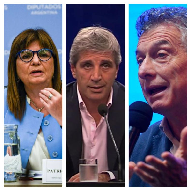 Mauricio Macri, Patricia Bullrich y Luis Caputo salieron a respaldar a ...