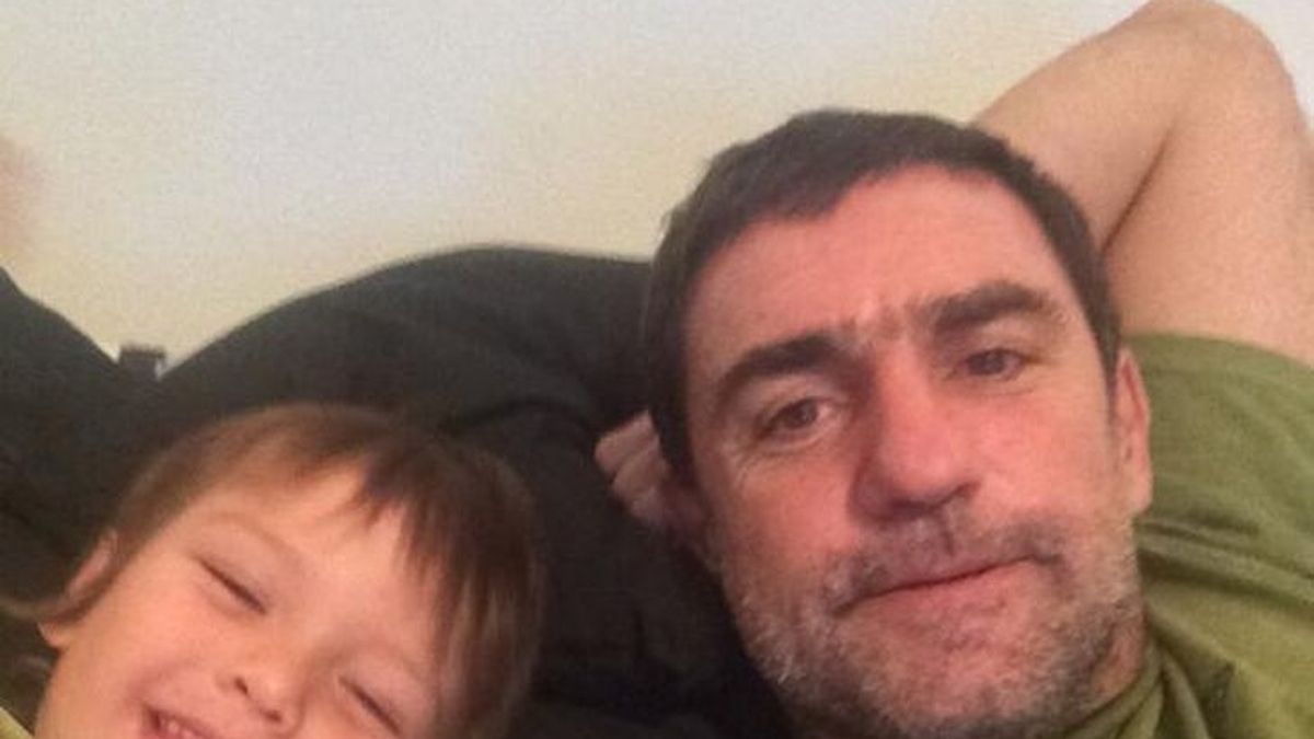 La despedida de Fabián Rodríguez y su hijo Thiago: Noche de machos