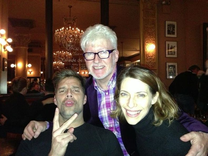 Elena Roger y Ricky Martin festejaron juntos el fin de Evita en Broadway