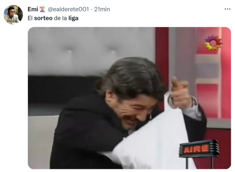 Los mejores memes por el extraño sorteo de la Liga Profesional de Fútbol