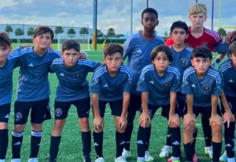 Video: el debut de Thiago Messi en la Sub 12 del Inter Miami