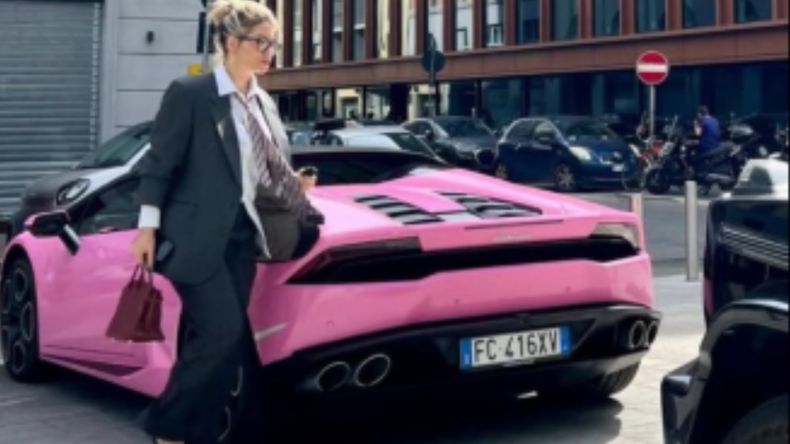 Amor y desengaño: la historia del Lamborghini rosa que usó Wanda Nara ...