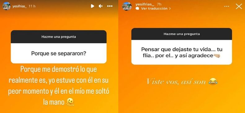 La escandalosa separación de Exequiel Palacios y Yesi Farías: lo qué ...