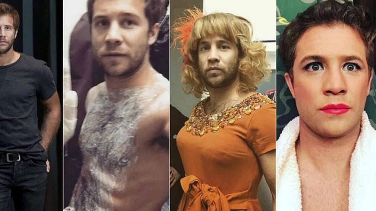 Nicolás Riera ya es Miranda: mirá la transformación en mujer para una obra