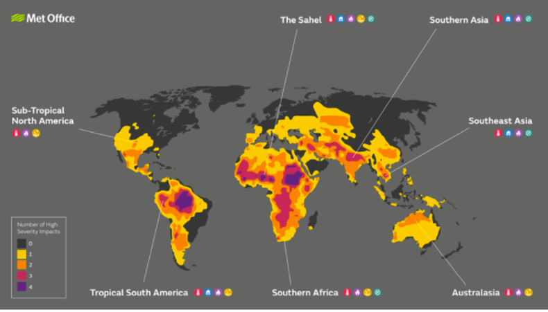 Mapa Do Futuro Mundo 2050 La NASA Señala Qué Zonas Serán