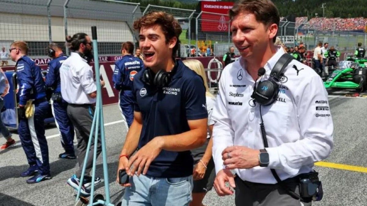 Franco Colapinto reveló la reacción del jefe de Williams por su choque ...